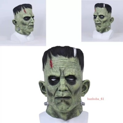 New Frankenstein Mask Monsters Cosplay Masks Zombie Latex Halloween ...