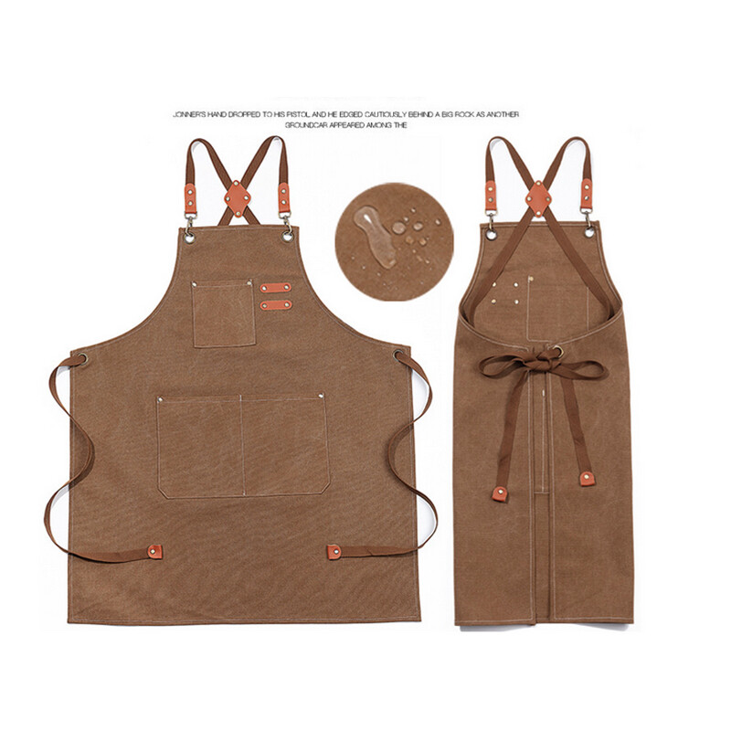 Mens Work Aprons With Pockets Woodworking Apron Canvas Workshop Apron ...