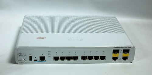 Cisco Catalyst 2960-CG WS-C2960CG-8TC-L 8 port compact switch Lan Base ...