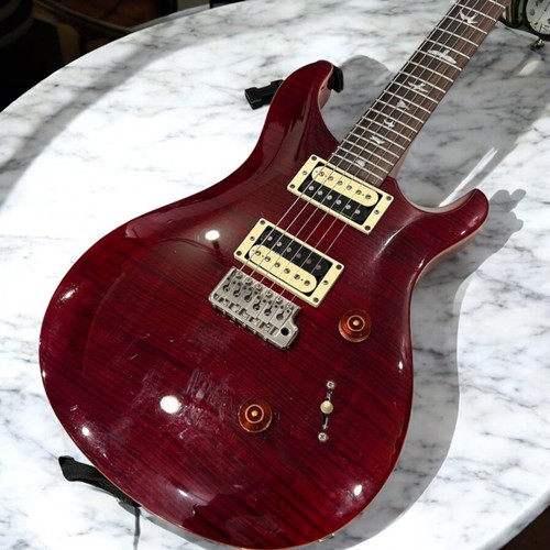 PRS SE Custom 24 Electric Guitar Red with DiMarzio Strap & Ibanez Gig ...