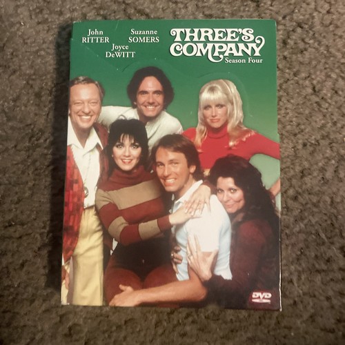 Threes Company -Season Four (DVD, 2005, 4-Disc Set) John Ritter,Joyce ...