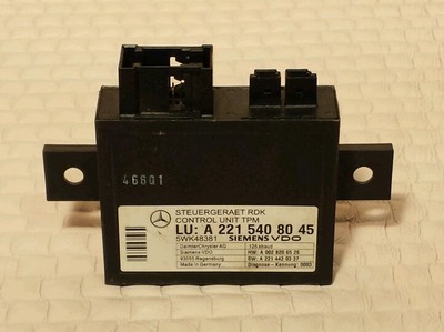 2007 MERCEDES BENZ S550 4MATIC, W221 TIRE PRESSURE MONITOR MODULE | eBay