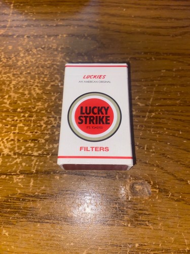 LUCKY STRIKE,LUCKIES AN AMERICAN ORIGINAL CIGARETTE ADVERTISING MATCH ...