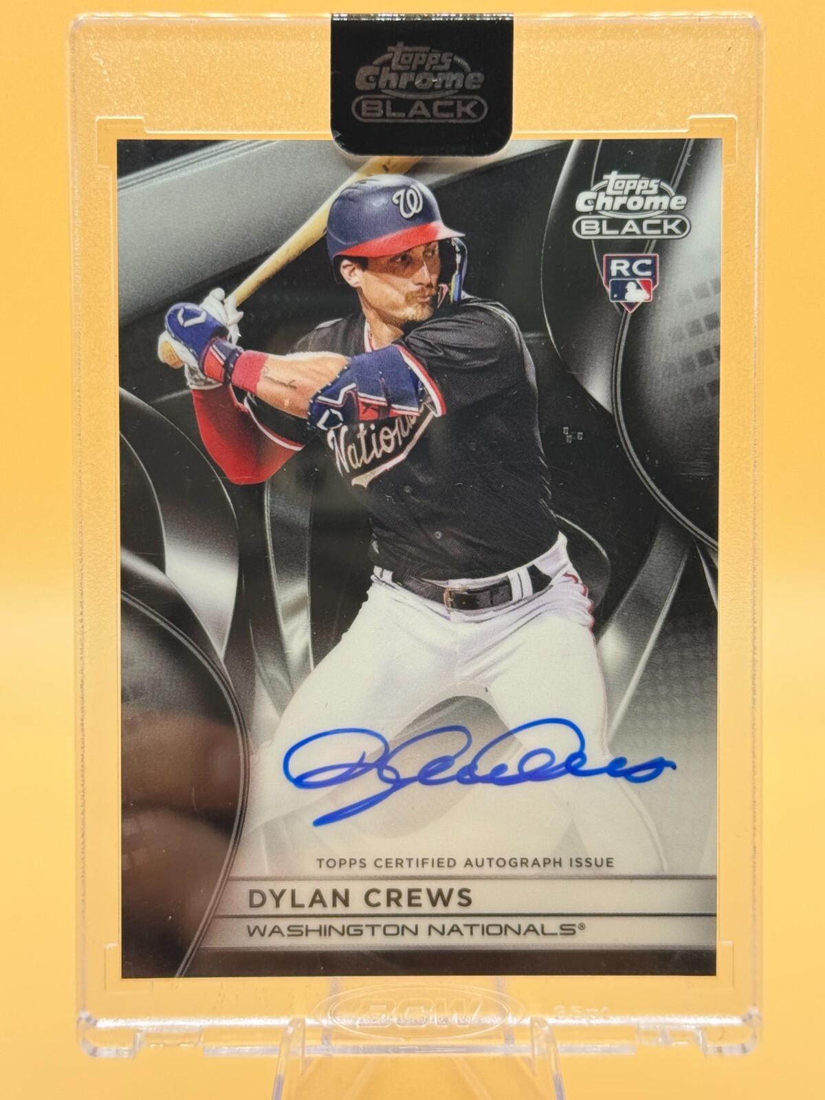 Dylan Crews Washington Nationals 2025 Topps Chrome Black - #CBA-DC (RC ...