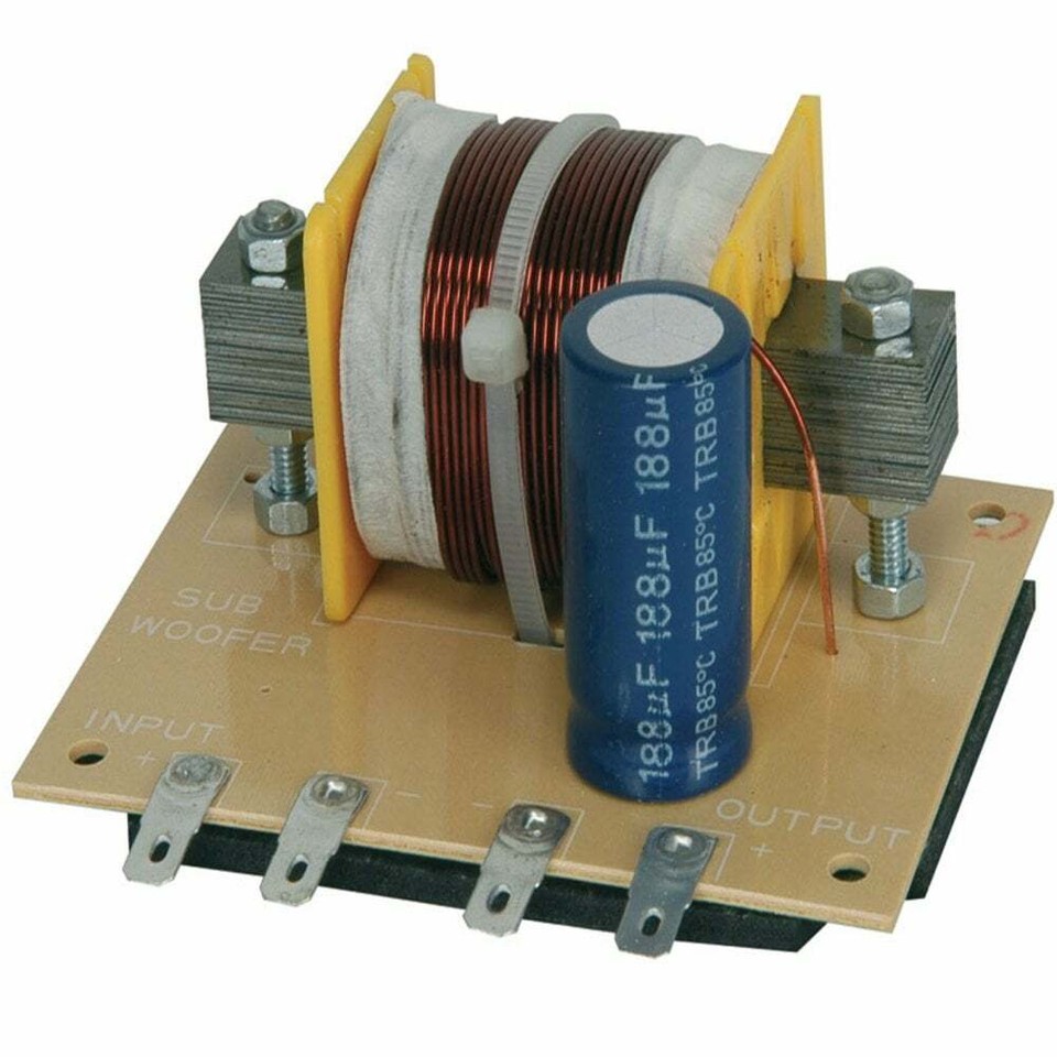 2 x Replacement Subwoofer Speaker Passive Crossover / Xover 12dB 4Ohm ...