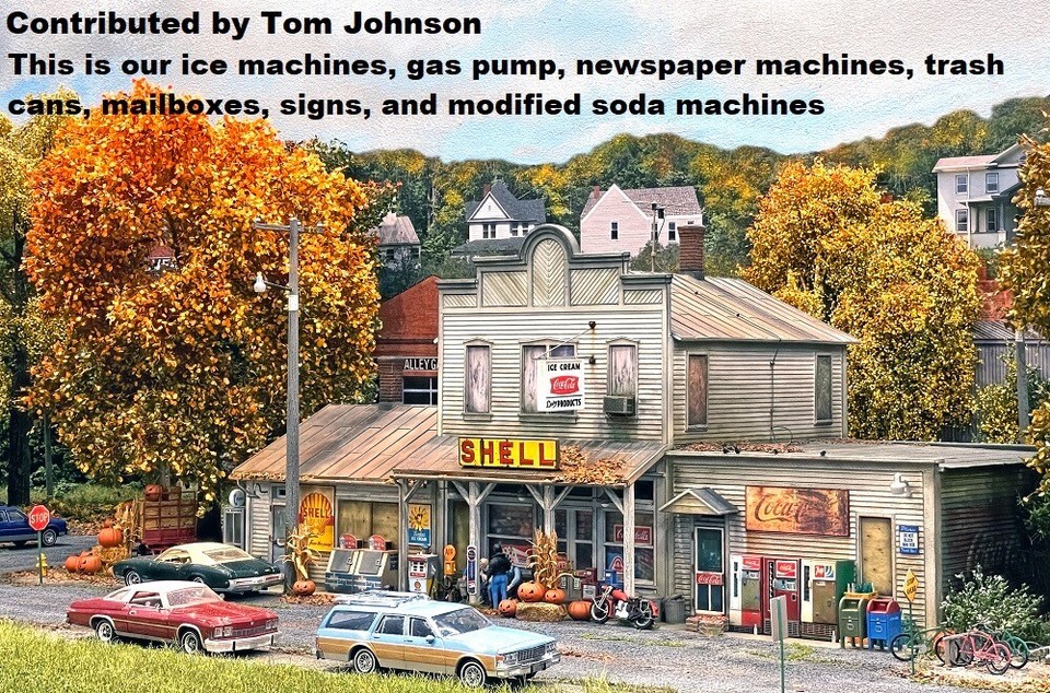 HO Scale Convenience Store Accessories Kit by Showcase Miniatures (2323 ...