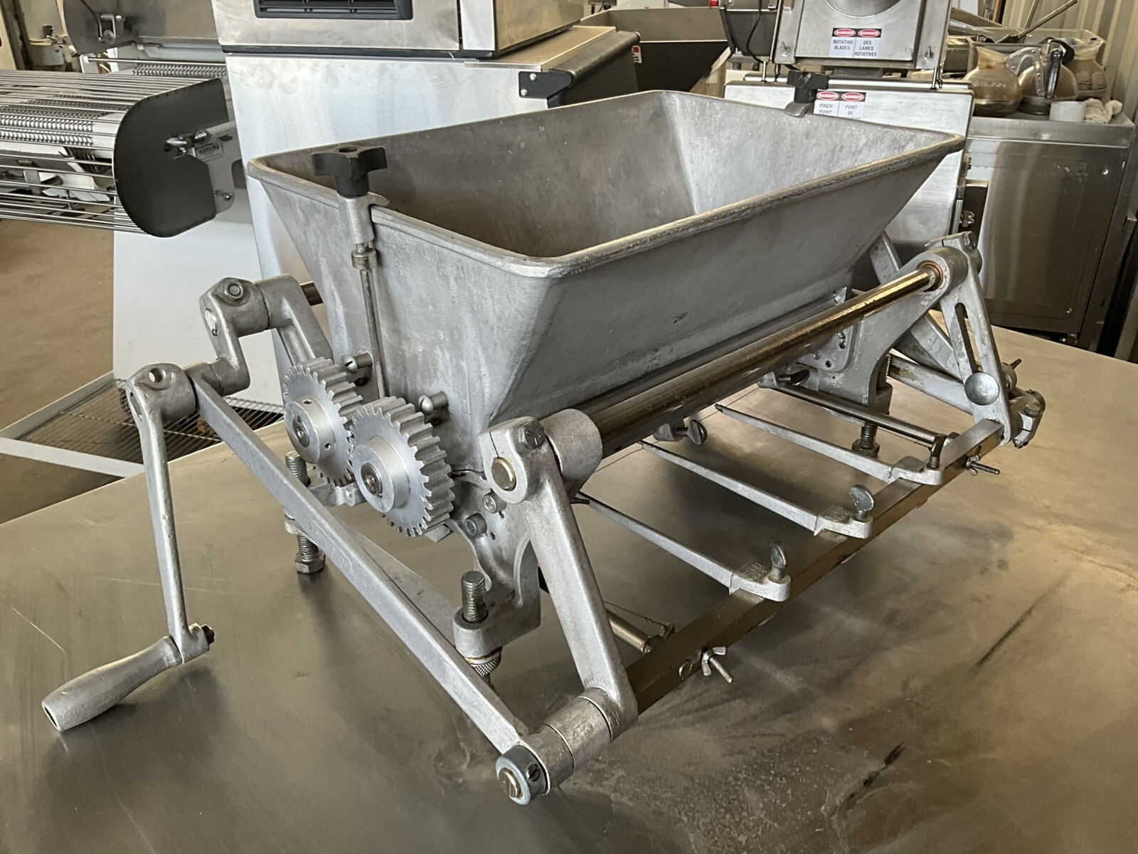 Used RHODES Kook-E-King manual Cookie Dough Cutter Depositor Machine ...