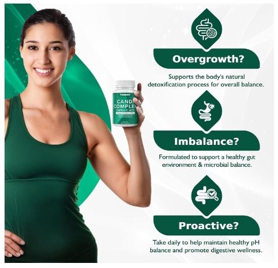 Candida Complex Anti Overgrowth Supplement - Oregano & Caprylic Acid ...