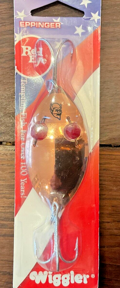 Eppinger Daredevil Spoon Wiggler Red Eye Copper | eBay