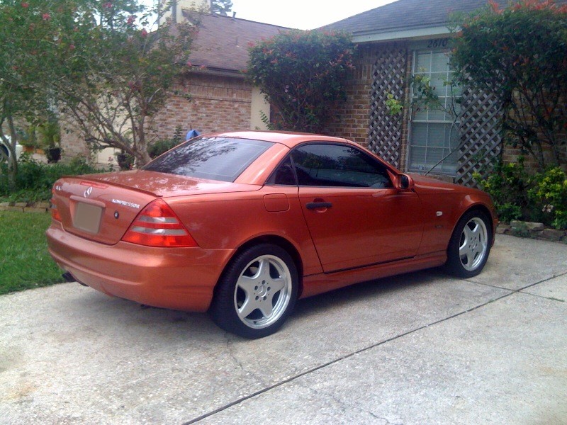 Fyralip Trunk Lip Spoiler For Mercedes Benz SLK R170 98-04 Painted ...