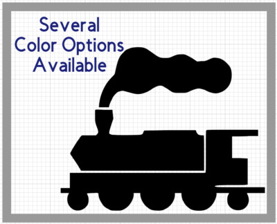 Steam Train Decal, Sticker, Indoor, Outdoor, Car | eBay
