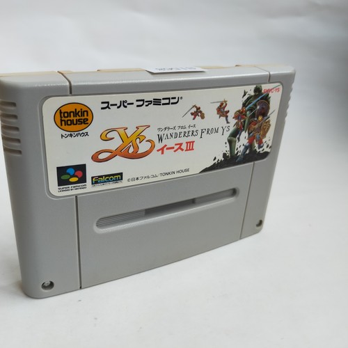 Ys III (RPG) Nihon Falcom pre-owned Nintendo Super Famicom SFC SNES ...
