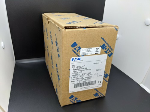 EATON CUTLER HAMMER AN16BN0AC NEMA OPEN 3P STR SIZE 0 120V COIL | eBay