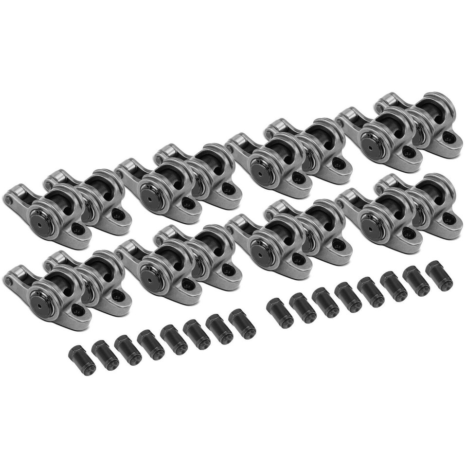 16x 17-4PH Roller Rocker Arms for Ford 302 351C Cleveland 460 1.73 ...