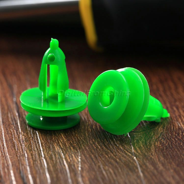 50Pcs Green Plastic Car Door Panel Clip Trim Fastener Retainers for ...