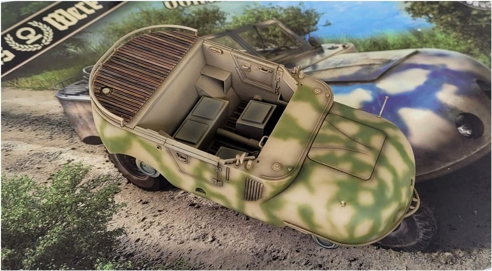 DW German Schwimmwagen Trippel SG 6/38 Amphibious Vehicle Model kit ...