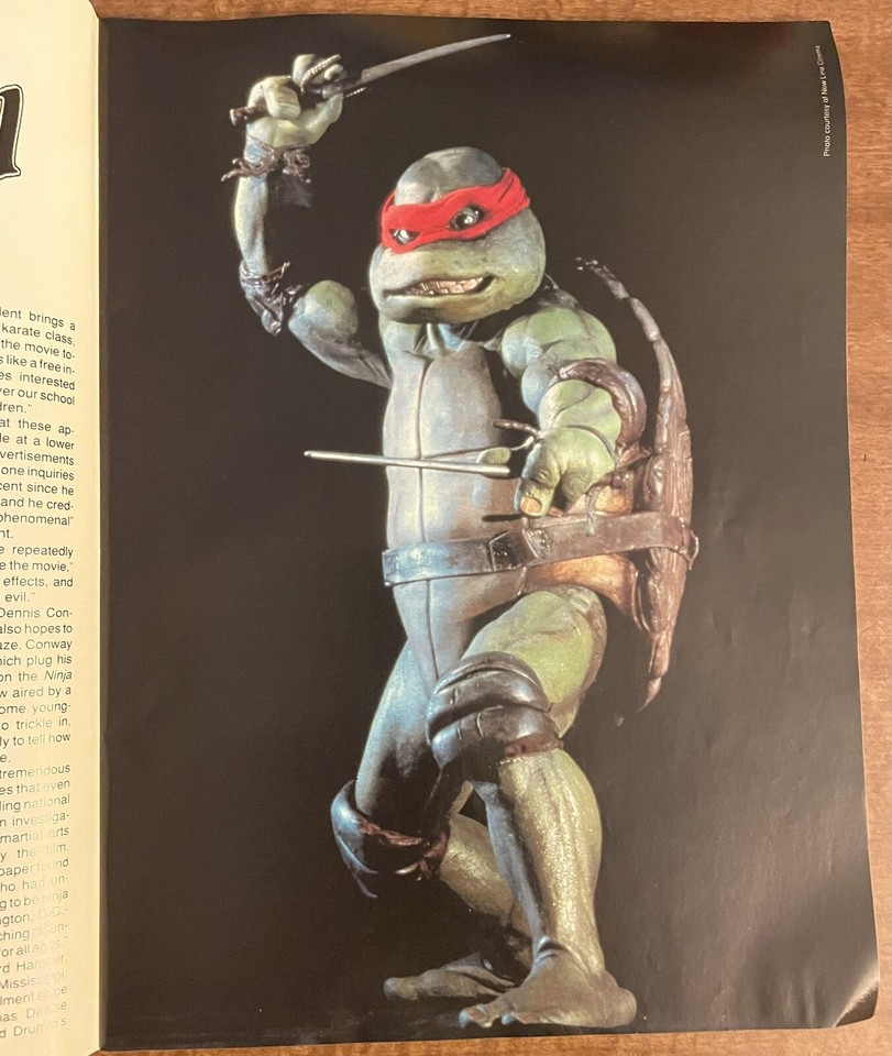 VTG Black Belt Magazine Sept 1990 TMNT Teenage Mutant Ninja Turtles ...