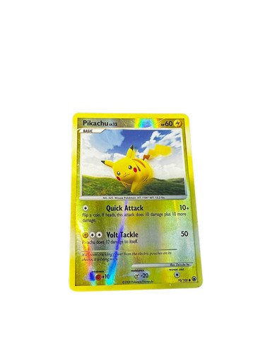 Pikachu Pokemon REVERSE HOLO Rare 70/100 Majestic Dawn Set 2008 | eBay