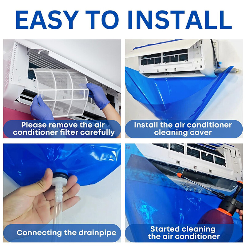 13Pcs Mini Split Cleaning Kit Bag With 2L High Pressure Sprayer_Q | eBay UK