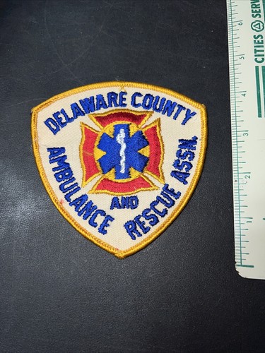 Obsolete Fire Department Patch New York State Delaware Co Ambulance ...