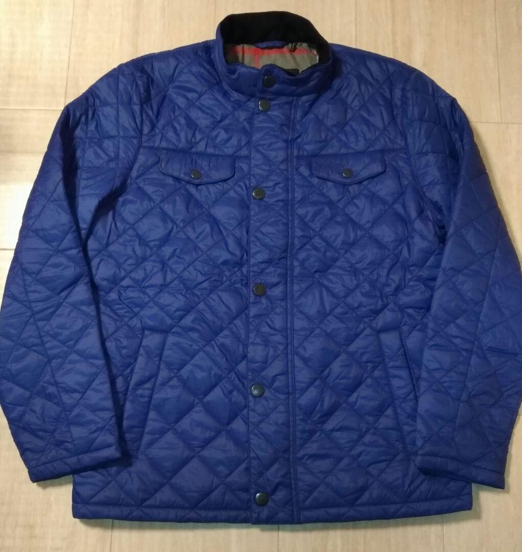Barbour SAM HEUGHAN DEAN QUILT Coat Jacket blue Polya… - Gem