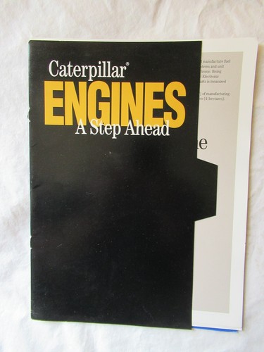 1993 CAT Caterpillar Engines Divisions Location Information Pouch ...