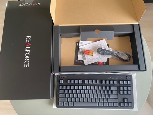 NEW Real Force R3HD13 Topre Keyboard Hybrid Model Bluetooth Black ...