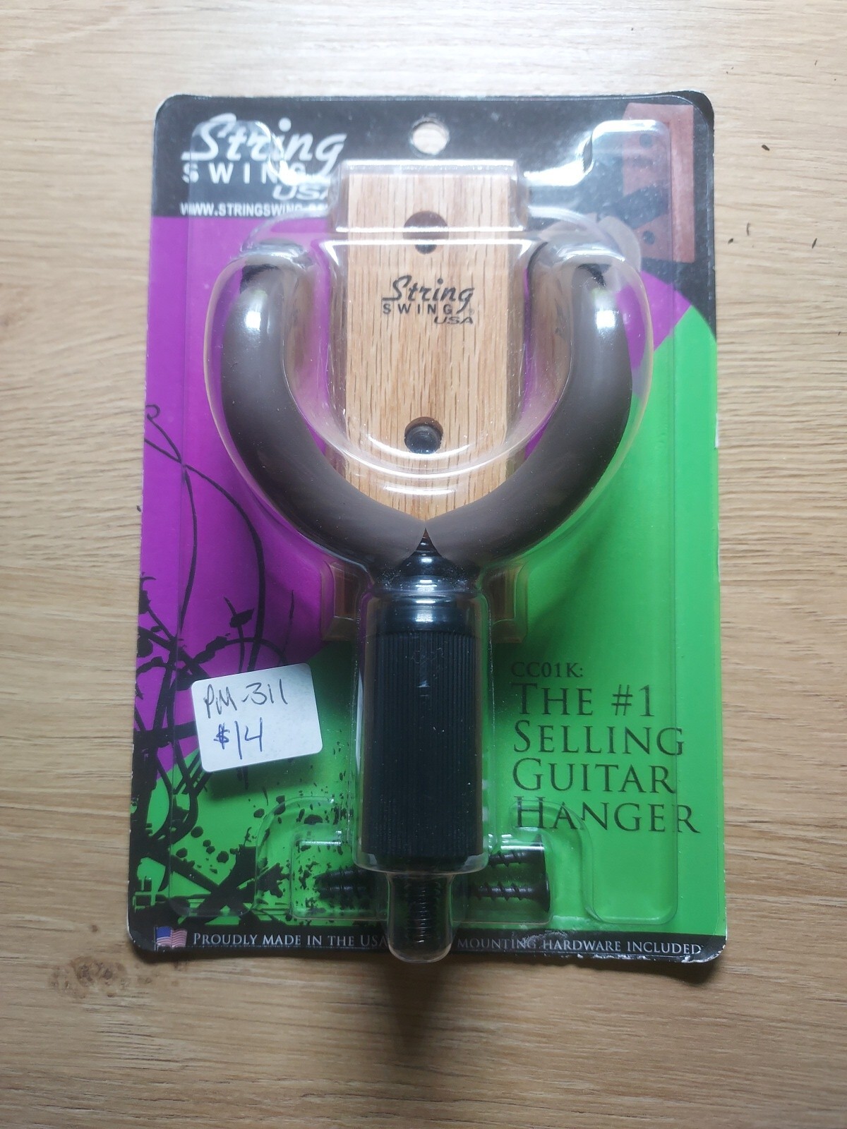 String Swing CC01K-BW Hardwood Home and Studio Guitar Keeper for sale online | eBay