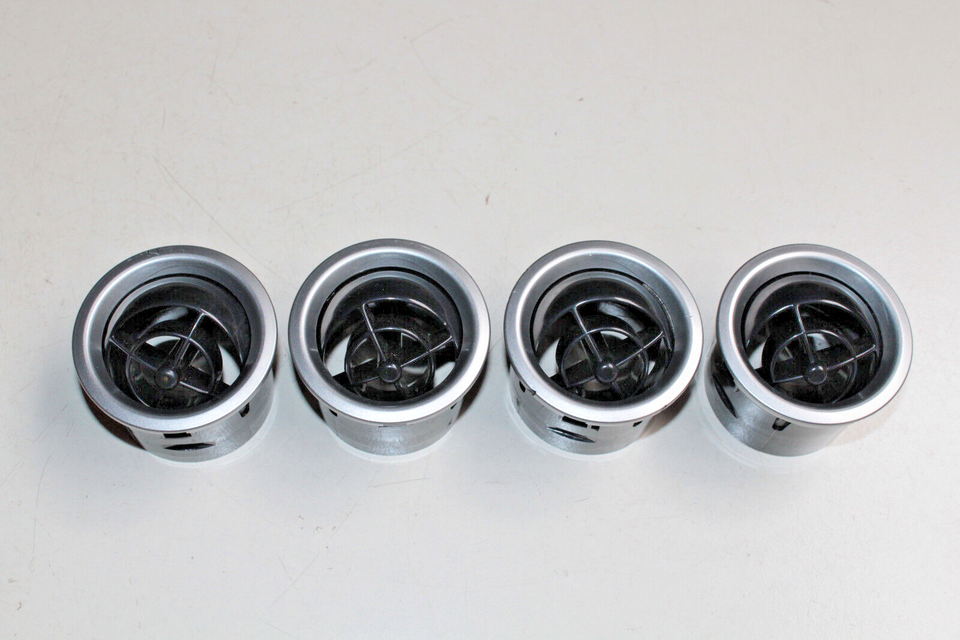 Mazda MX-5 NB NBFL Air Vents Set Dashboard Black Silver OEM | eBay UK