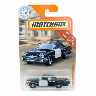 Matchbox '59 Dodge Coronet Police Car MBX Rescue 15/20 | eBay
