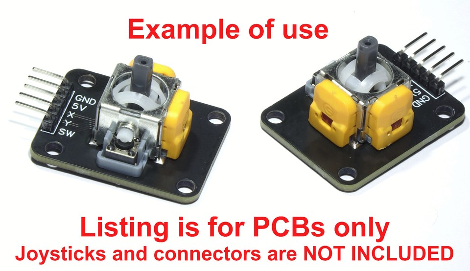 PS5 Hall Effect Joystick Module – 4 X Breakout PCBs - Arduino ...