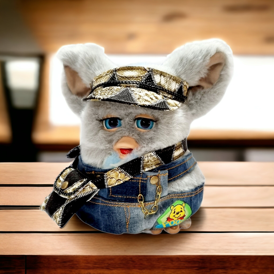 Furby 2005, custom furby, Sleepy Blue Furby, gift ideas, furby custom ...