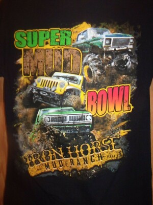 Perry FL Mud Ranch super Mud Bowl 4by4 black S t shirt | eBay