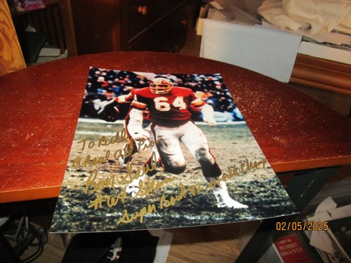 Ron Saul Washington Redskins Signed 8X10 Football Photo To Bill | eBay