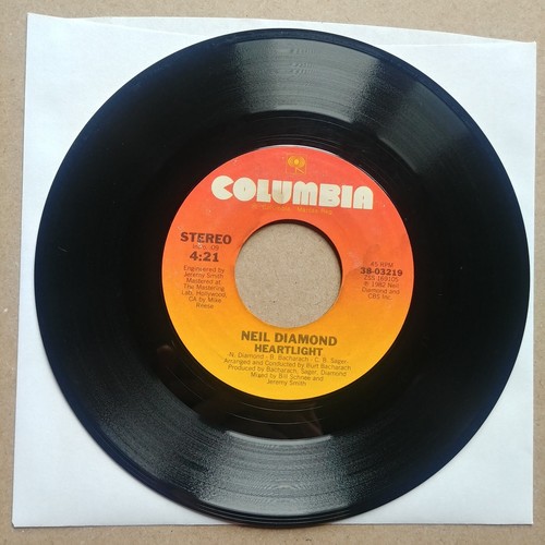 NEIL DIAMOND Heartlight 45 7" POP ROCK Record Vinyl Records Columbia ...