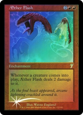 7th Edition MTG FOIL Aether Flash Magic | eBay