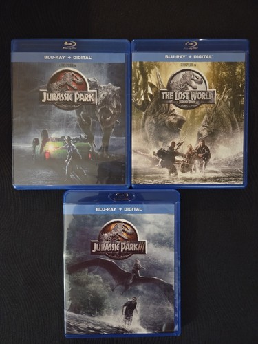 Jurassic Park Blu-ray Trilogy Individual Cases (No Digital) | eBay