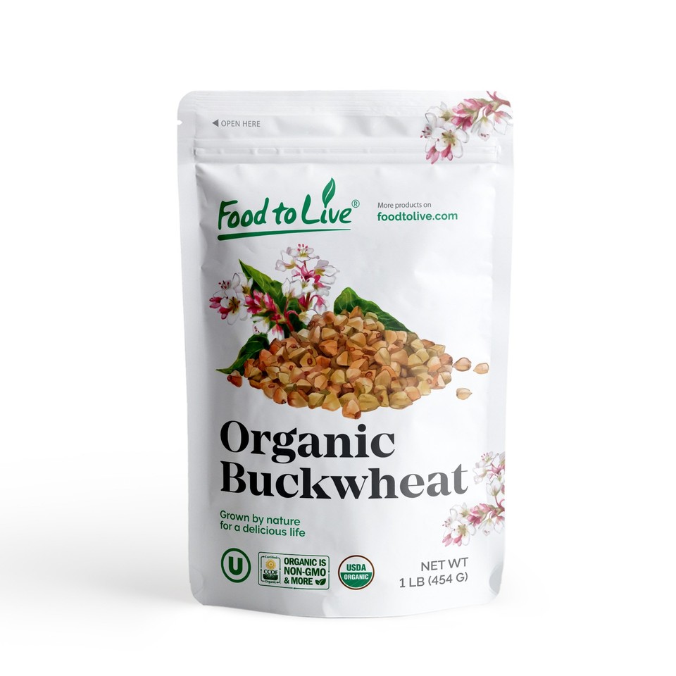 Organic Buckwheat Kasha by Food to Live (Grechka, Whole, Kosher ...