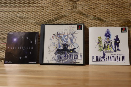 Final Fantasy 4 IV w/flyer FF4 Japan Playstation 1 PS1 Very Good ...