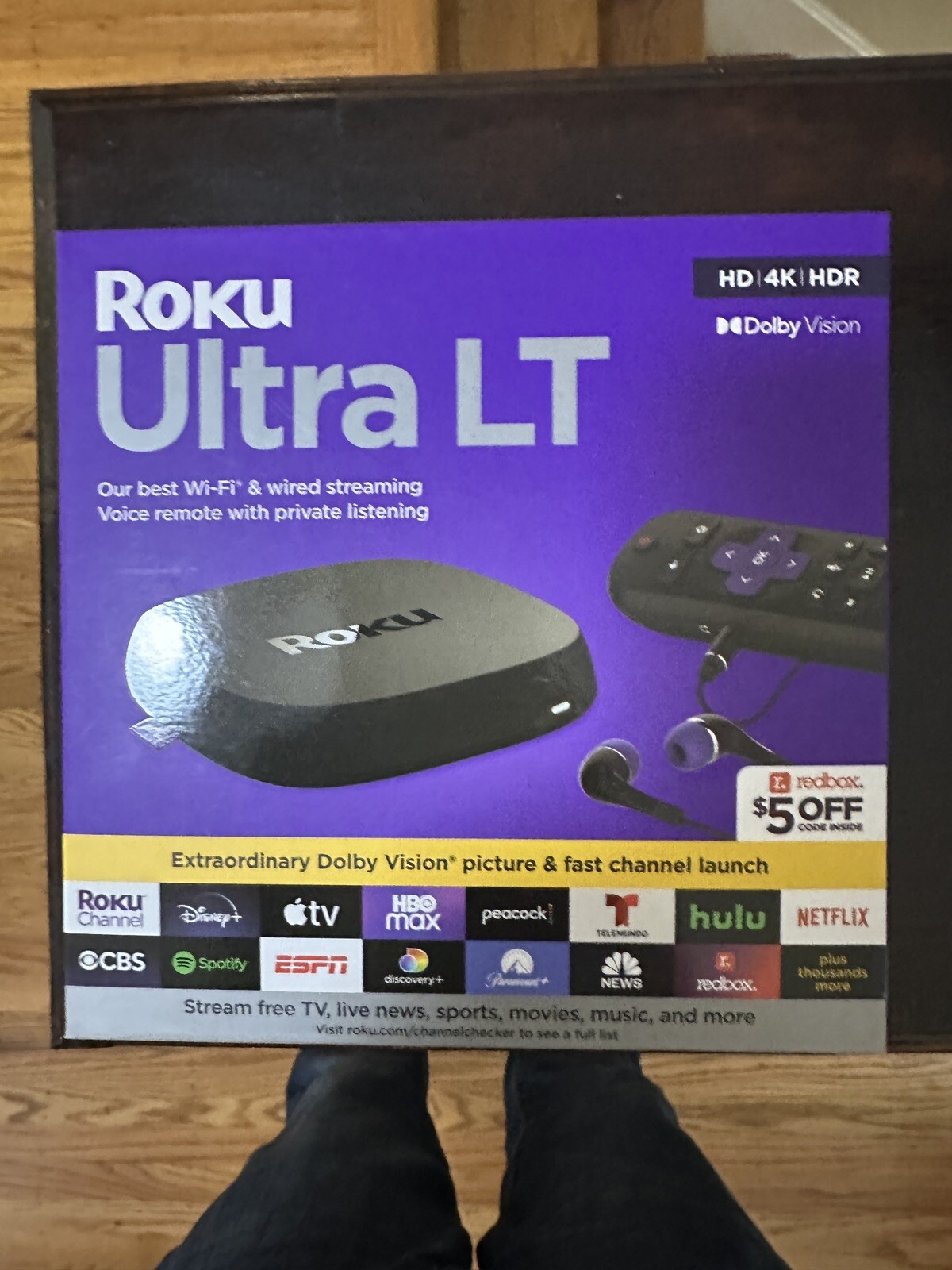 Newest Roku Ultra LT Streaming Device 4K/HDR/Dolby Vision with Remote ...
