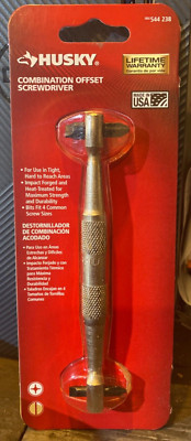 Husky PRO 4 In 1 USA Made Combination Offset Screwdriver NEW In Package ...