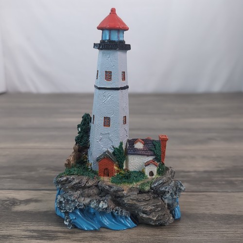 K’s Collection Flocked Lighthouse Statue Figurine Sandy Hook Lighthouse ...