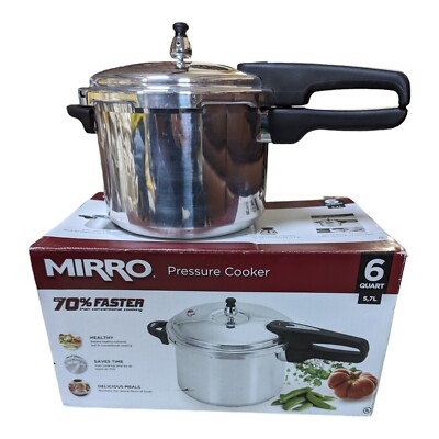 MIRRO Pressure Cooker 92160T 6 Qt. In Box, Great Condition Pot Lid ...