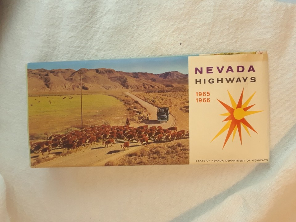 1978 FREEWAY MAP LA ORANGE COUNTY & VICINTY MERCURY and Nevada highways ...