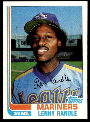 1982 Topps #312 Lenny Randle Seattle Mariners | eBay