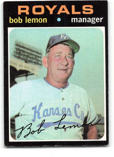 1971 Topps #91 Bob Lemon EX++ Excellent++ Royals MG ID:320365 | eBay