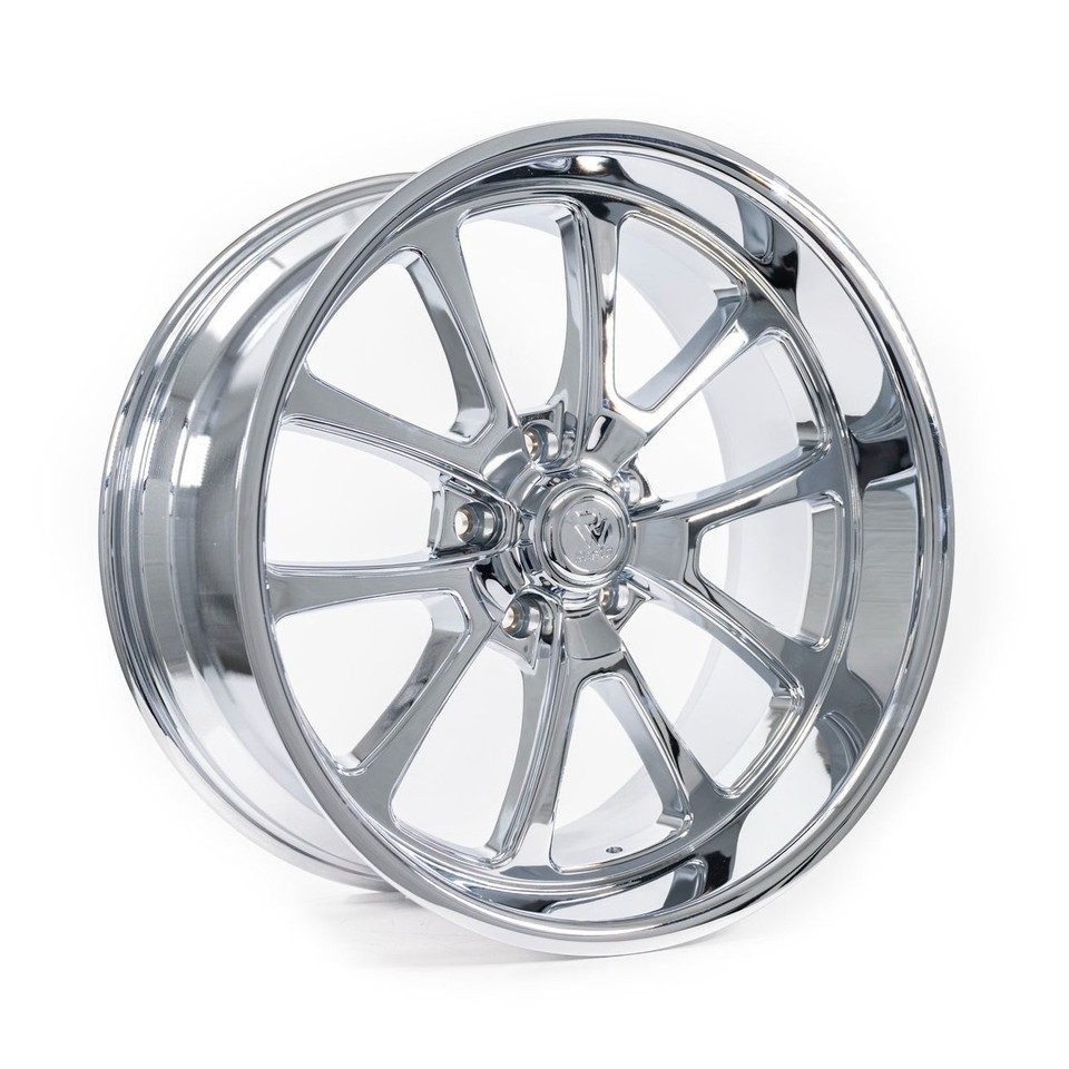 4-New 20" Resto Laguna Wheels 20x8/20x9.5 5x5/5x127 1/1 Milled Chrome ...