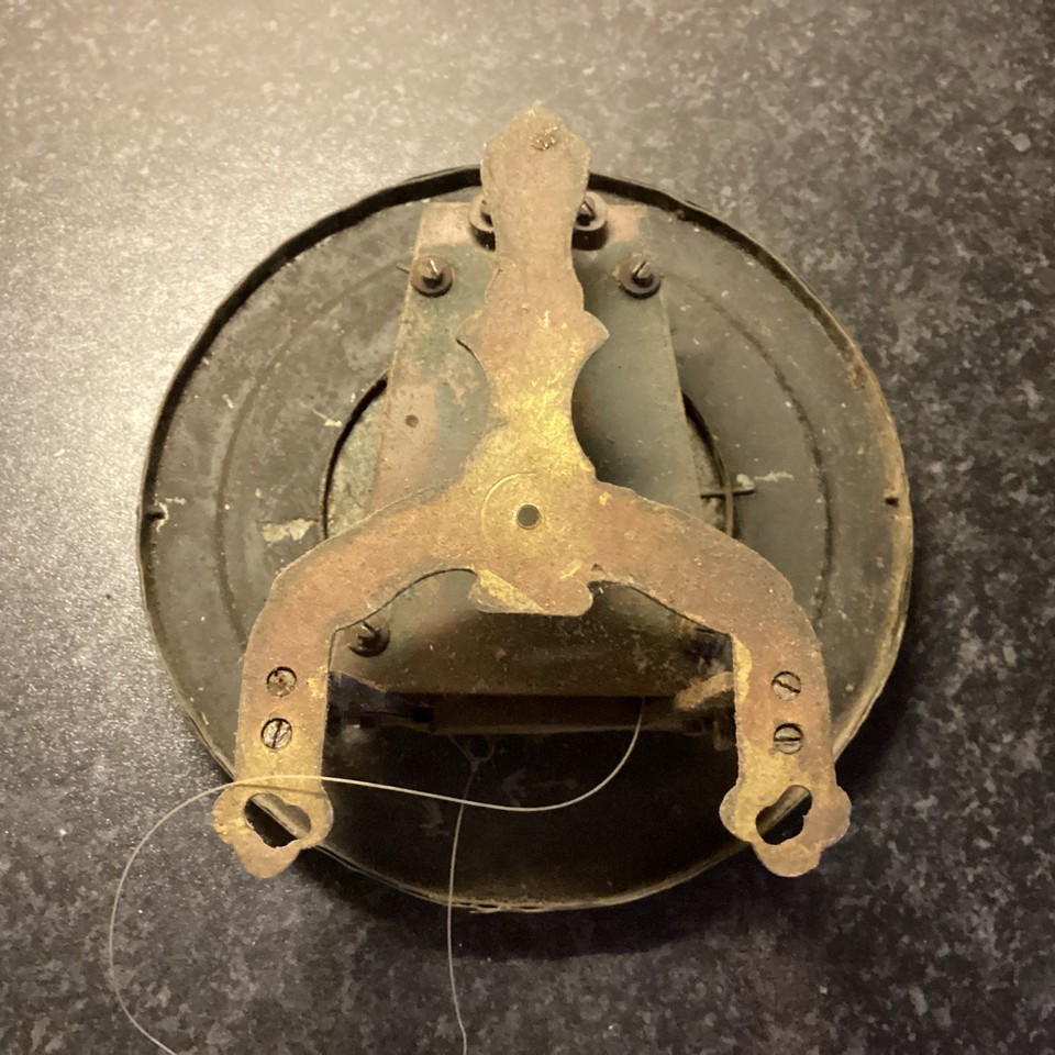 Non Working Antique Vienna Regulator Clock Movement & Dial - Spare ...
