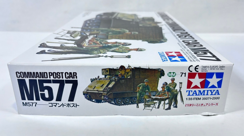 TAMIYA. MM71. SCOMMAND POST CAR M577 . 1/35 SCALE. JK-ZG | eBay