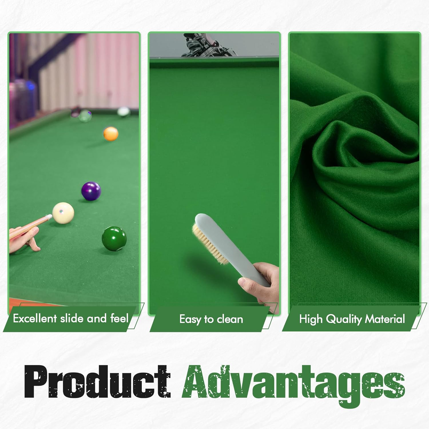 Pool Table Felt And Bumper Kit